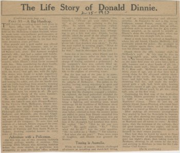 The Life Story of Donald Dinnie, continued | Rogue Fitness
