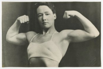 Agnes Clark front double bicep | Rogue Fitness