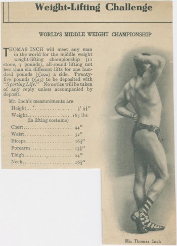 Weight-Lifting Challenge issued by Thomas Inch | Rogue Fitness