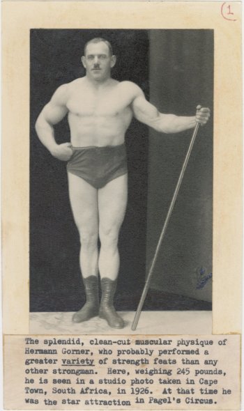 Hermann Goerner physique photograph | Rogue Fitness