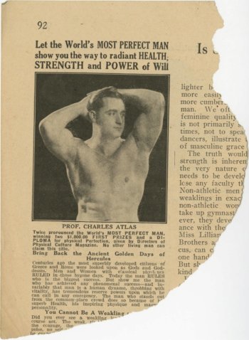 Charles Atlas advertisement excerpt | Rogue Fitness