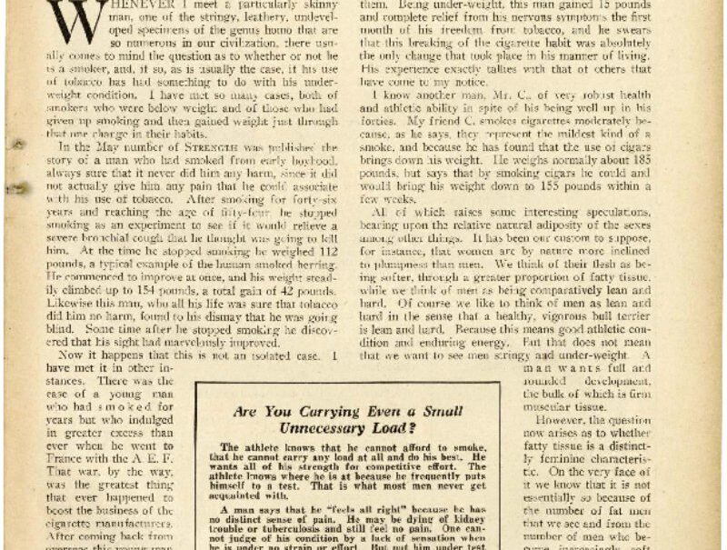 Does Smoking Make You Thin? | Rogue Fitness