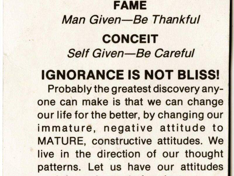 George Eiferman calling card, verso | Rogue Fitness