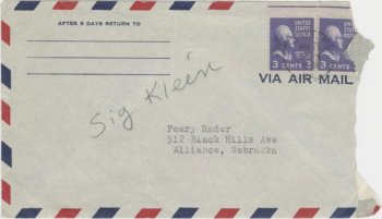 Envelope from unidentified photographer to Peary Rader | Rogue Fitness
