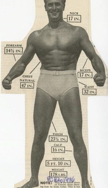 Charles Atlas advertisement excerpt | Rogue Fitness