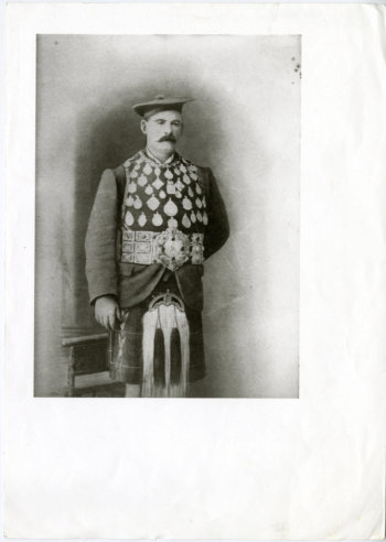 Donald Dinnie portrait with medals | Rogue Fitness