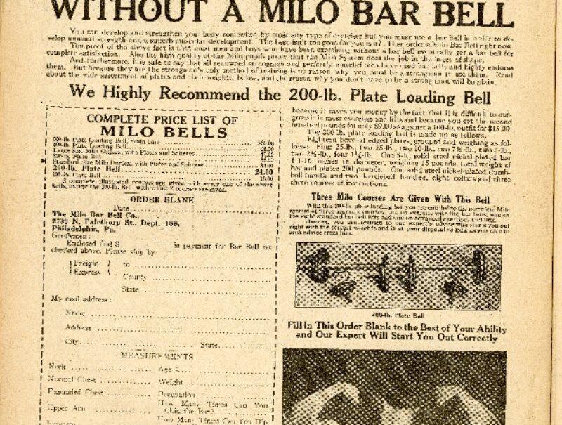 Your Desire Is Of No Avail Without A Milo Bar Bell | Rogue Fitness