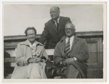 Agnes Clark with two unidentified men | Rogue Fitness