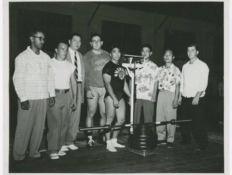 Tommy Kono after new world record press of 295 lbs | Rogue Fitness