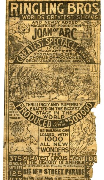 Ringling Brothers circus advertisement | Rogue Fitness