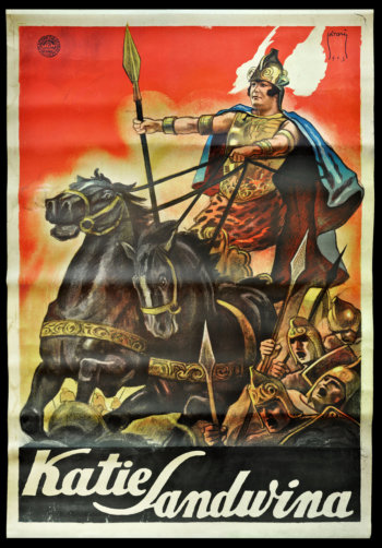 Poster depicting Katie Sandwina as valkyrie | Rogue Fitness