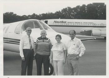 Peary and Mabel Rader with Roy Jones and unidentified man | Rogue Fitness