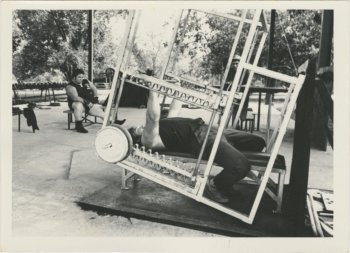 Paul Anderson watching Terry Todd bench press | Rogue Fitness
