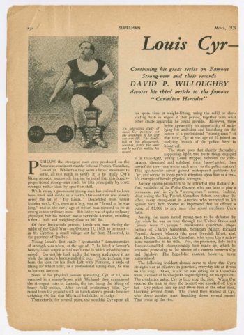 Louis Cyr–Mightiest of All Strongmen | Rogue Fitness