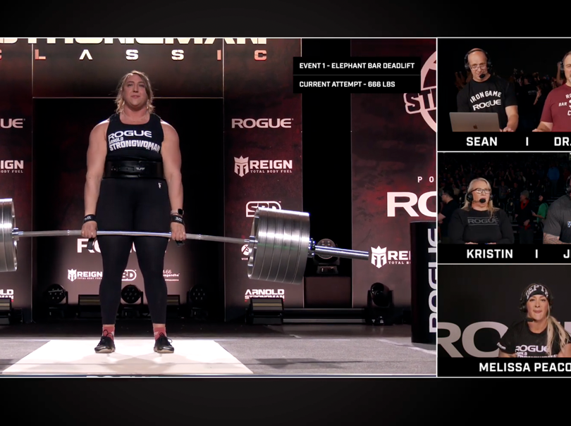 Lucy Underdown | Rogue Elephant Bar Deadlift | Attempt 2 | 2024 Arnold ...