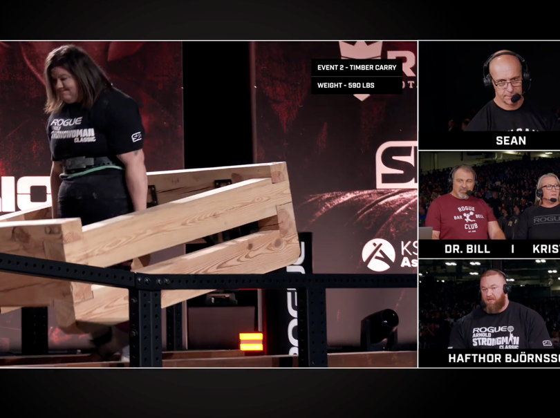 Rebecca Roberts | Timber Carry | 2024 Arnold Strongwoman Classic ...