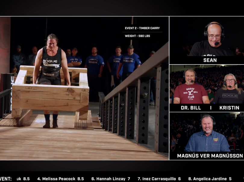Hannah Linzay | Timber Carry | 2024 Arnold Strongwoman Classic | Rogue ...