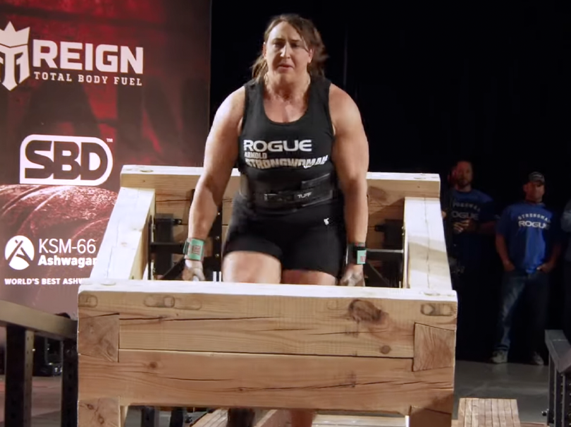 Lucy Underdown | Timber Carry | 2024 Arnold Strongwoman Classic | Rogue ...