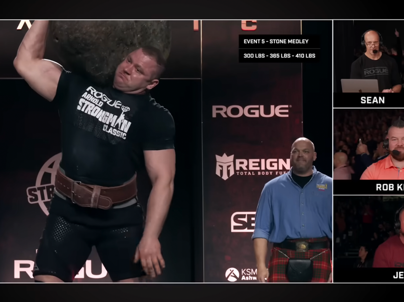 Mateusz Kieliszkowski | Stone Medley | 2024 Arnold Strongman Classic ...