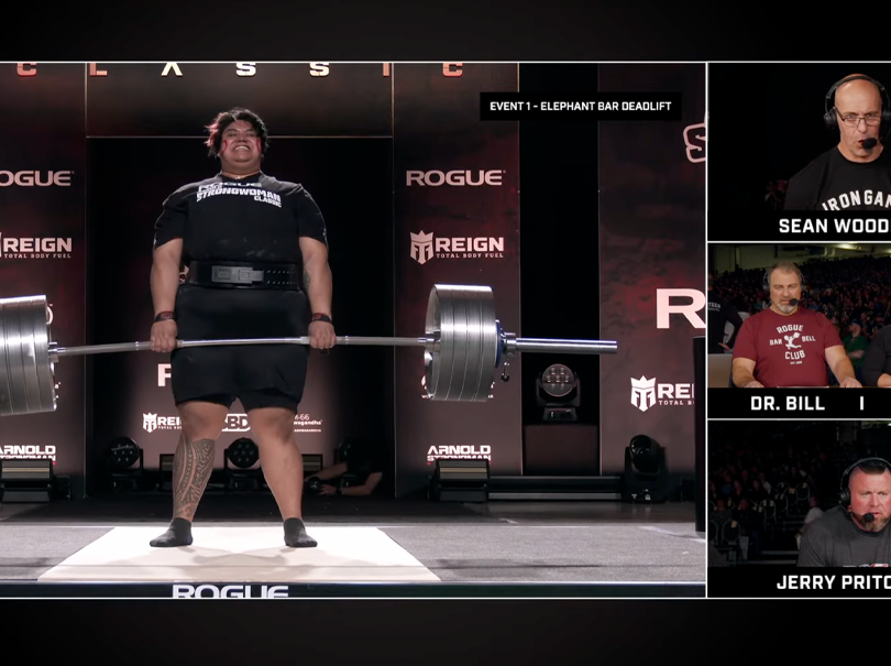 Every Lift From The 2024 Rogue Elephant Bar Deadlift | Arnold ...