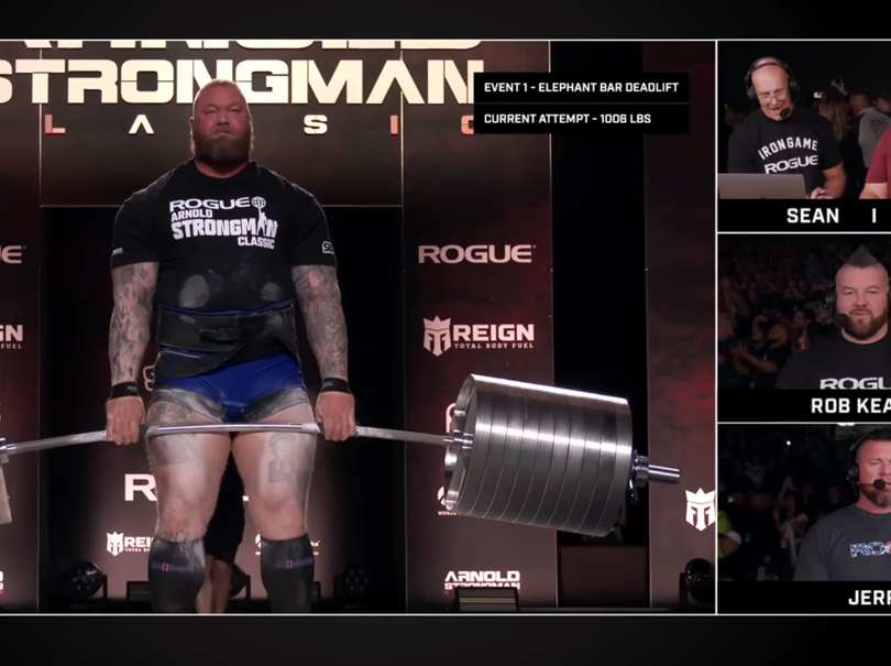 Every Lift From The 2024 Rogue Elephant Bar Deadlift | Arnold Strongman ...
