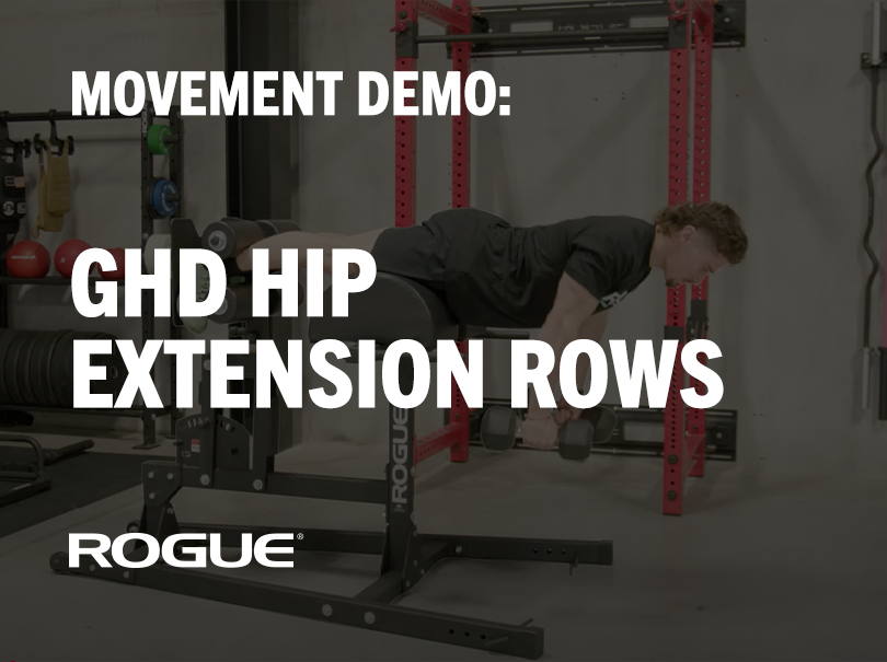 Movement Demo – GHD Hip Extension Rows | Rogue Fitness