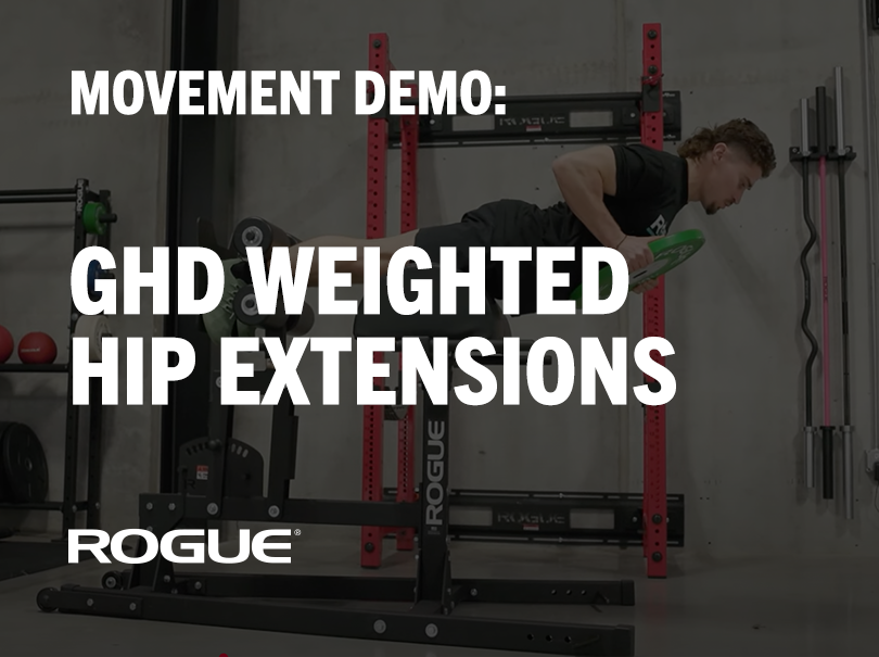 Movement Demo – GHD Weighted Hip Extensions | Rogue Fitness